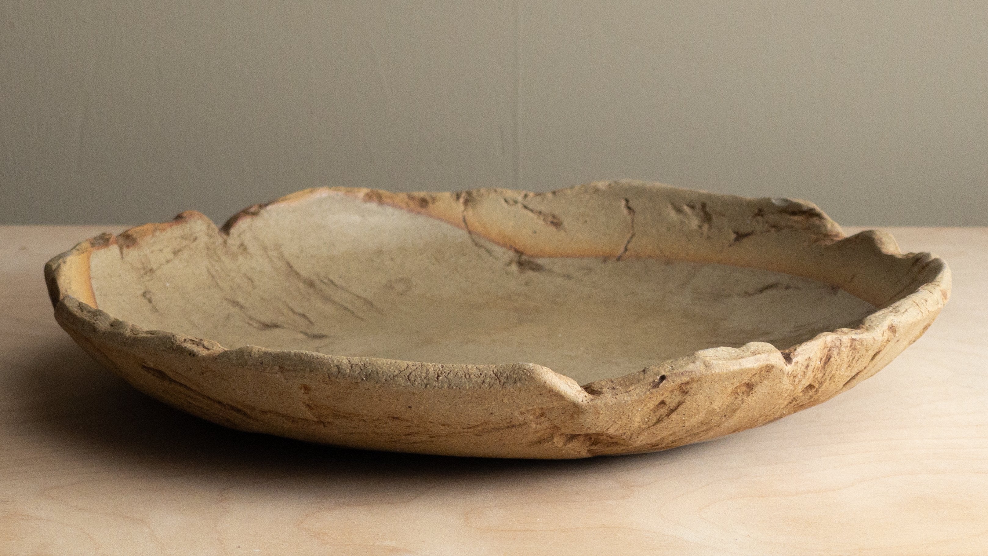 Terrain Deep Plate 9" MADE TO ORDER – Pebble Ceramics